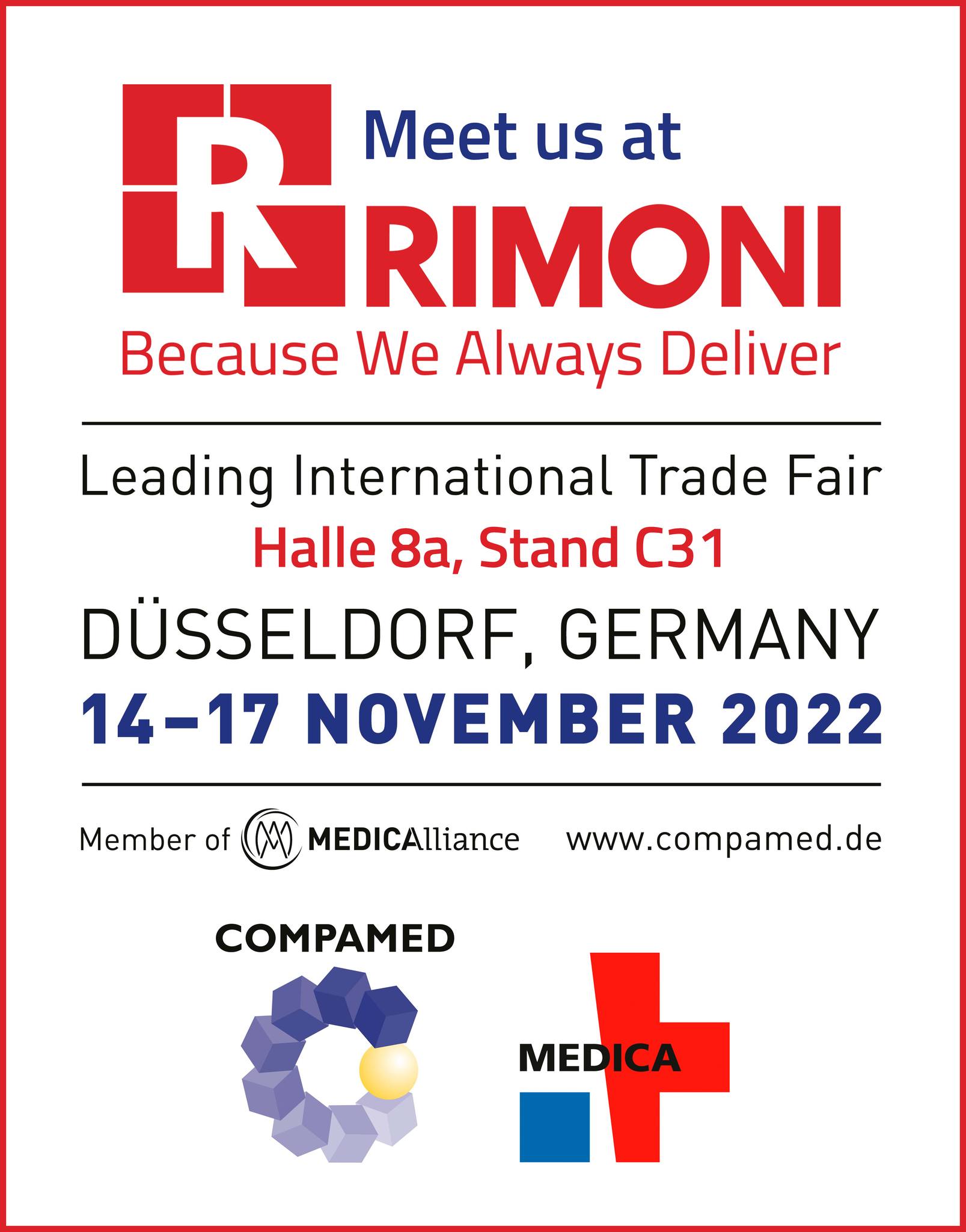 רימוני בתערוכת מדיקה 2022 - Rimoni Industries